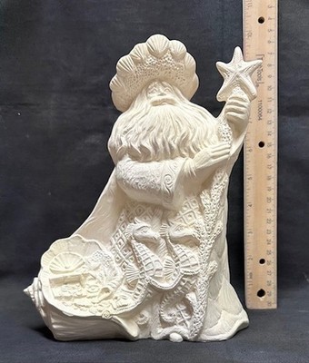 Gare Ceramic Bisque Ocean Santa Ready to Paint | eBay