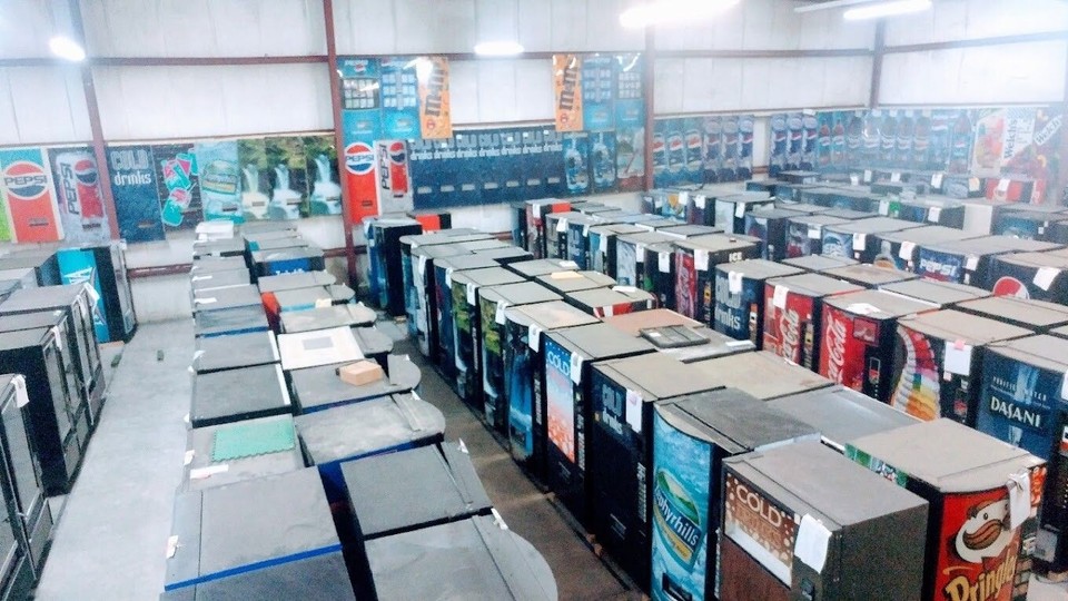 FULLY WORKING Automatic Products AP 112 SHALLOW Snack Vending Machine ...