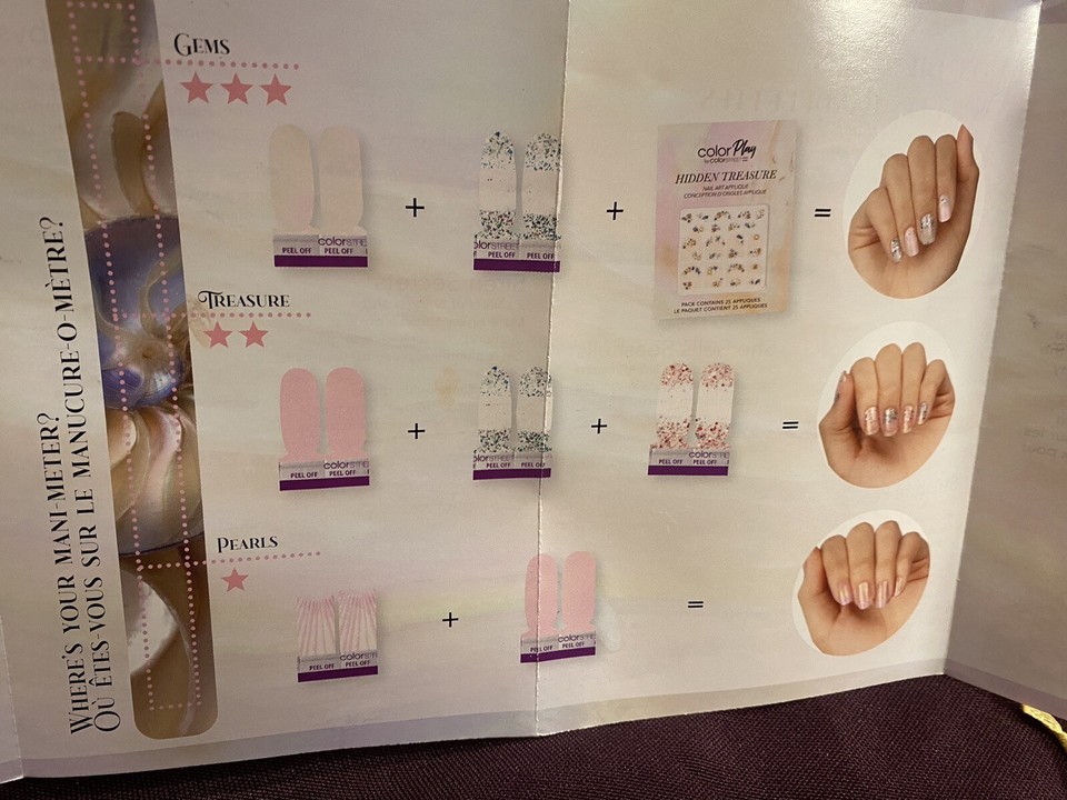 Color Street Nail Strips March Color Play Box HIDDEN TREASURE 2023 | eBay