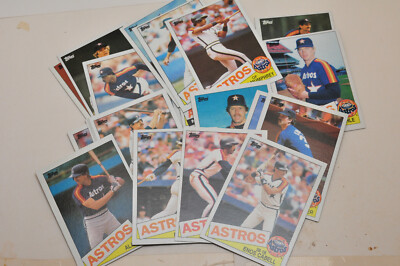 1985 Topps Houston Astros Team Set With Traded 24 Cards | eBay