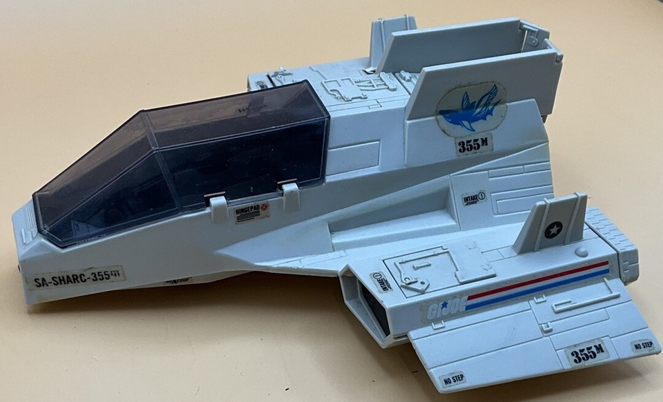 Vintage Gi Joe Sa-Sharc 355m fighter jet | eBay