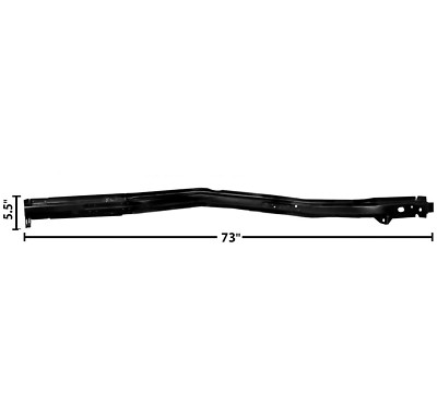 1968~1972 Nova Rear Frame Rail Assembly Right Passenger Side EDP Steel ...