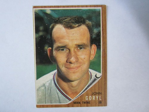 1962 Topps # 558 John Goryl card Minnesota Twins | eBay