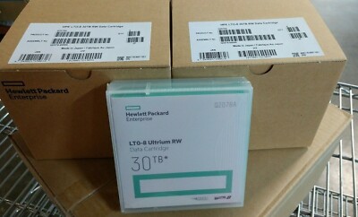 HPE Q2078A LTO Ultrium-8 30TB RW Backup Tape Data Cartridge (10 Pack ...