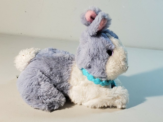 2009 Hasbro FurReal Friends Baby Newborn Bunny Rabbit Interactive Plush ...