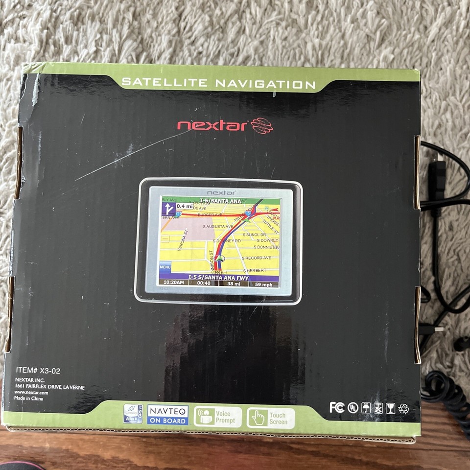 Nextar satellite navigation portable GPS 3.5" screen Item# X3-02 | eBay