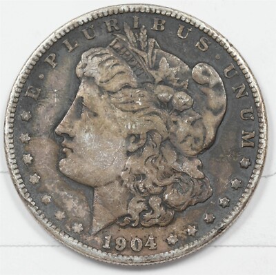 US 1904-S Silver Morgan Dollar Key Date U1858 combine shipping | eBay