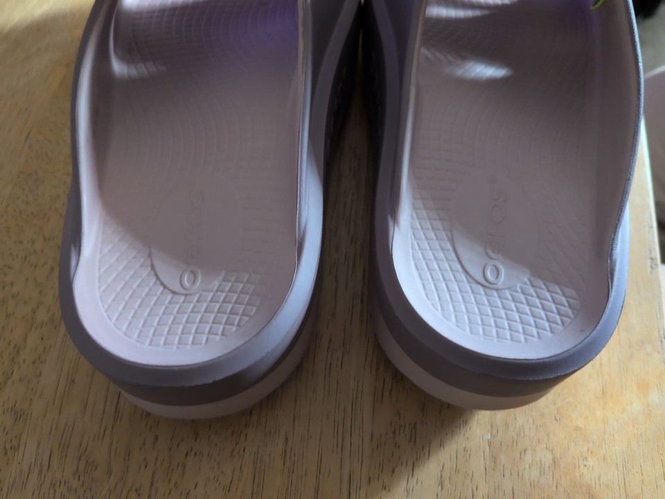 OOFOS Womens OOahh Luxe Slide VENUS 9 NEW NO BOX Lavender Pink 🩷 UK 7 ...