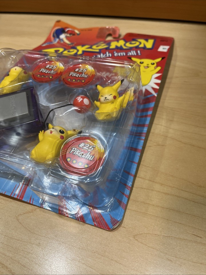 Pokemon Poke Ball Blaster with Battle Discs Pikachu Toy Vintage Rare ...