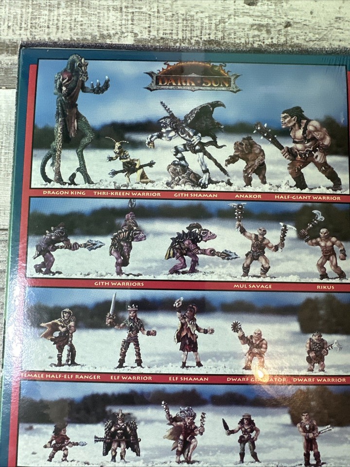 ral partha dungeons and dragons miniatures lot Dark Sun The People Of ...