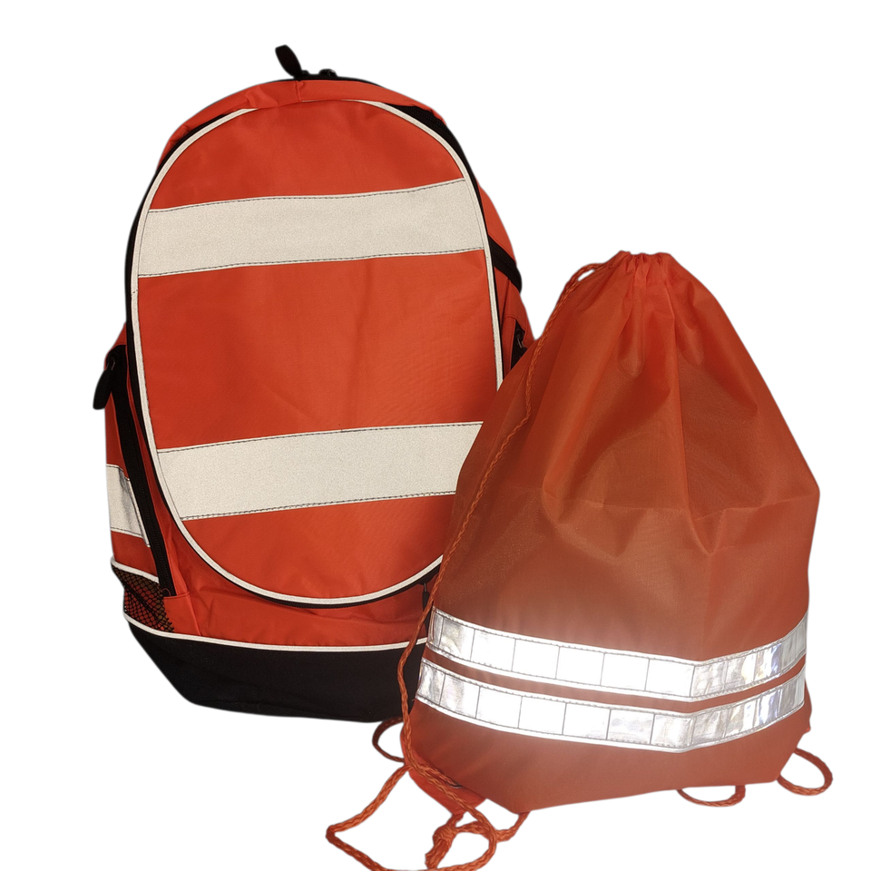 Rucksack High Visibility Backpack Safety Hi Vis Work Cycling Hiking PPE ...