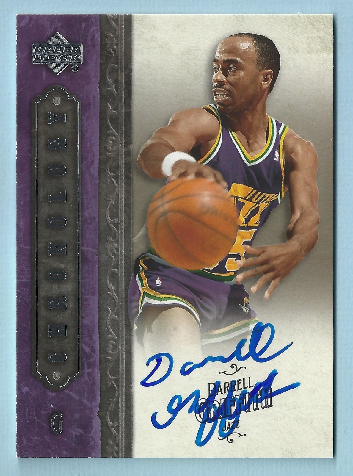 DARRELL GRIFFITH 2006/07 UPPER DECK CHRONOLOGY SIGNATURE AUTOGRAPH AUTO ...
