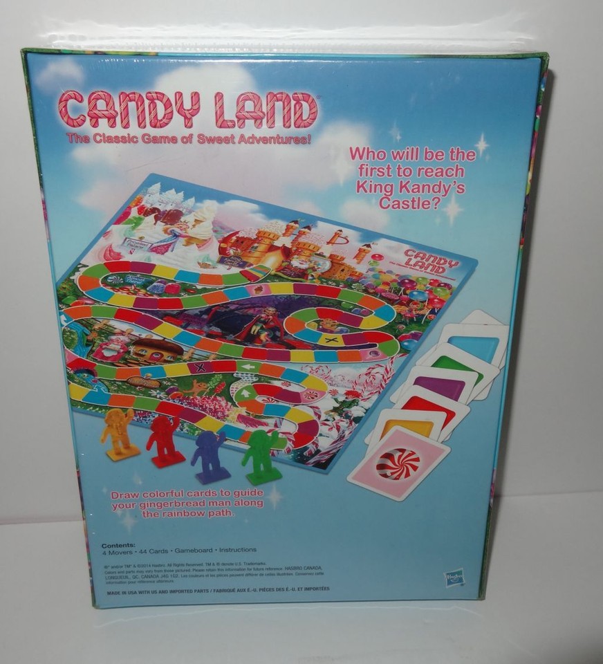 New Candy Land Classic Game Ages 3+ Hasbro Gaming 2-4 Players | eBay