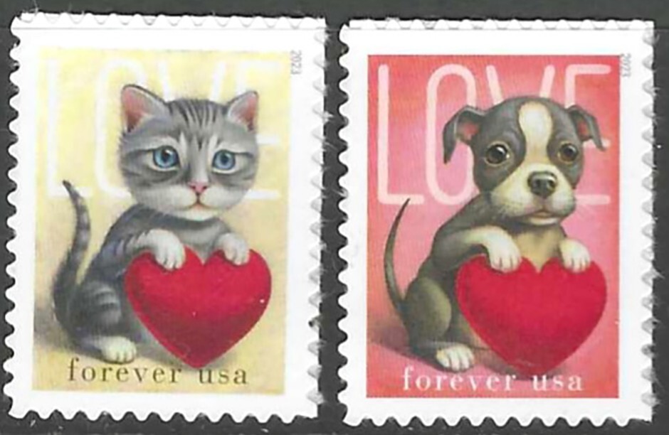 SC#5745 & 5746 - Forever - Kitten & Puppy Love MNH | eBay