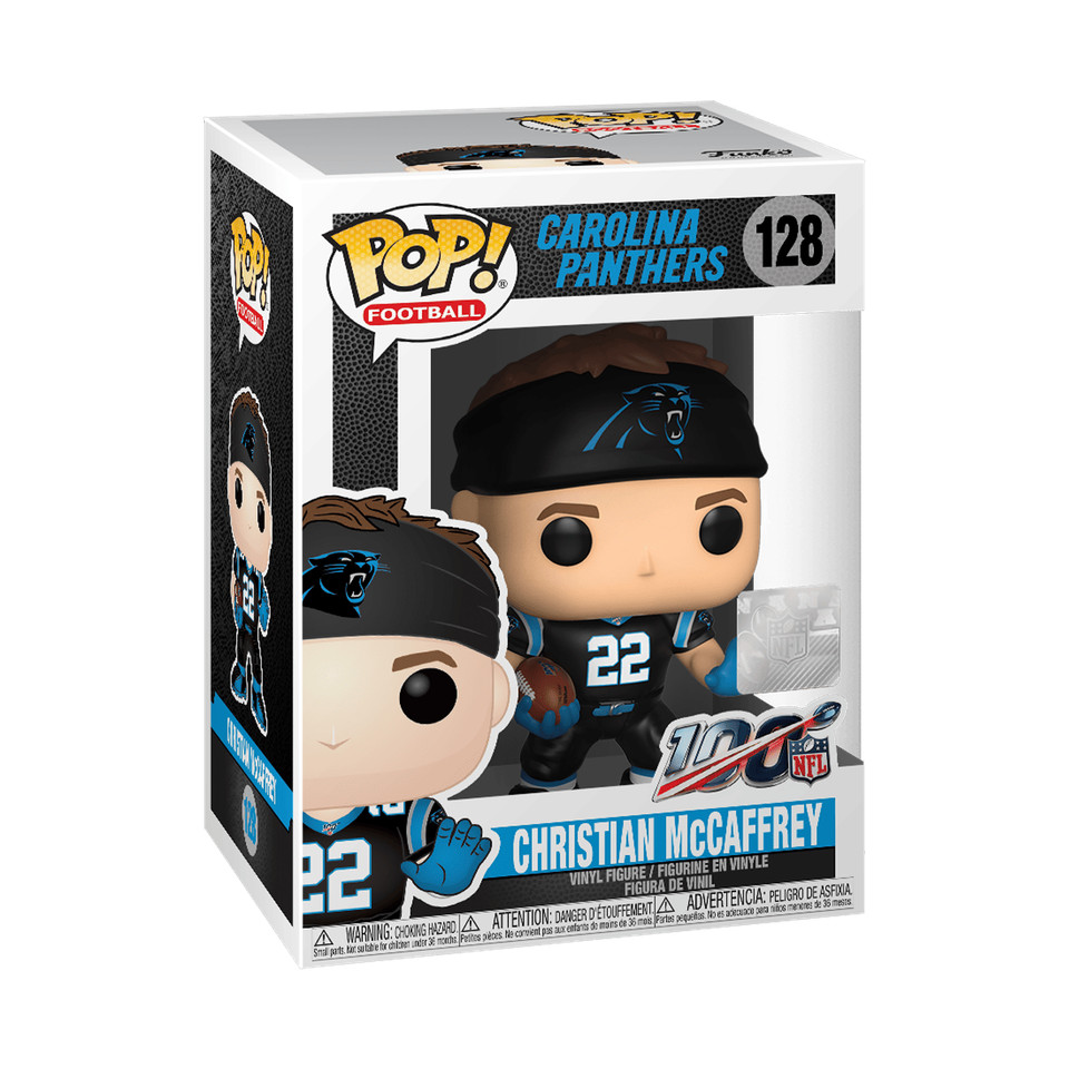 Funko POP! Football - Christian McCaffrey #128 Carolina Panthers NFL ...