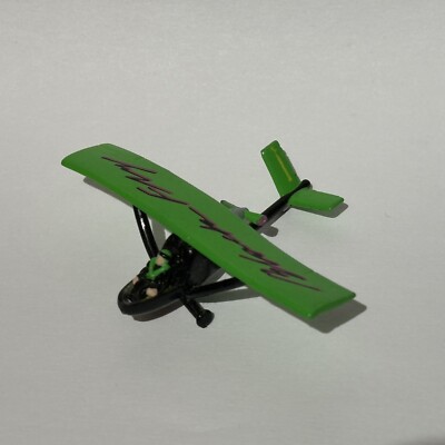 Micro Machines Ultra Light Aircraft (1992) Green Black Fly Airplane ...