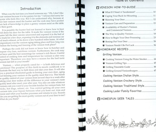 1998 Cookbook - Quality Venison, Homemade Recipes & Homespun Deer Tales ...