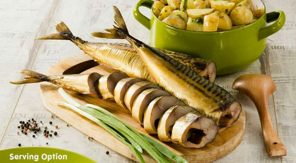 COLD Smoked Mackerel WHOLE -Wild Caught Premium Super Jumbo 1420oz for ...