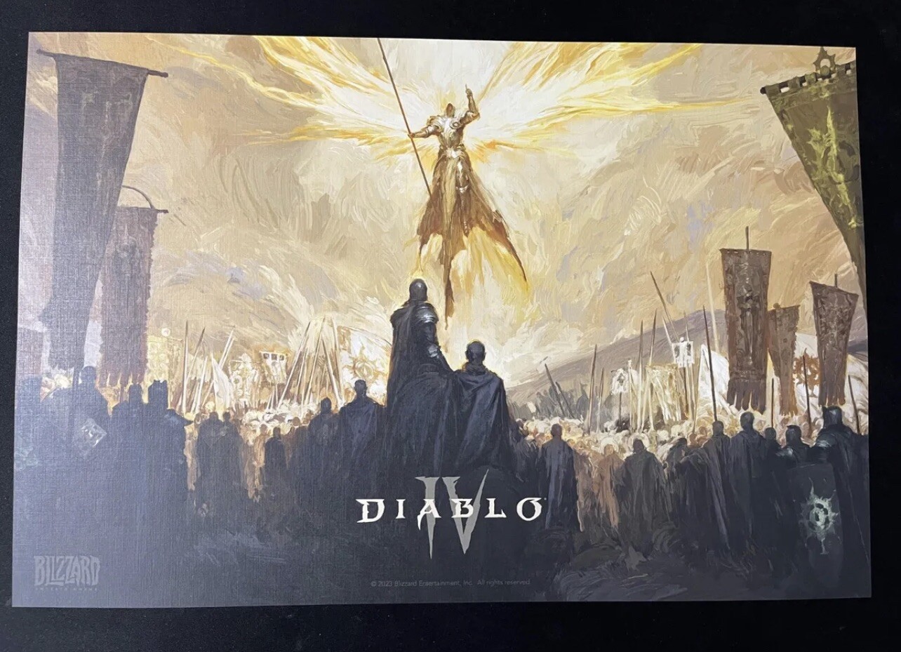 Diablo IV Gamestop Exclusive 12 X 18 inch Lithograph/Poster | eBay