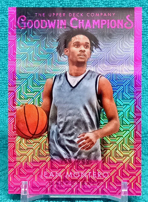 2021 Goodwin Champions Jean Montero Pink Traxx 227/299 New York Knicks ...