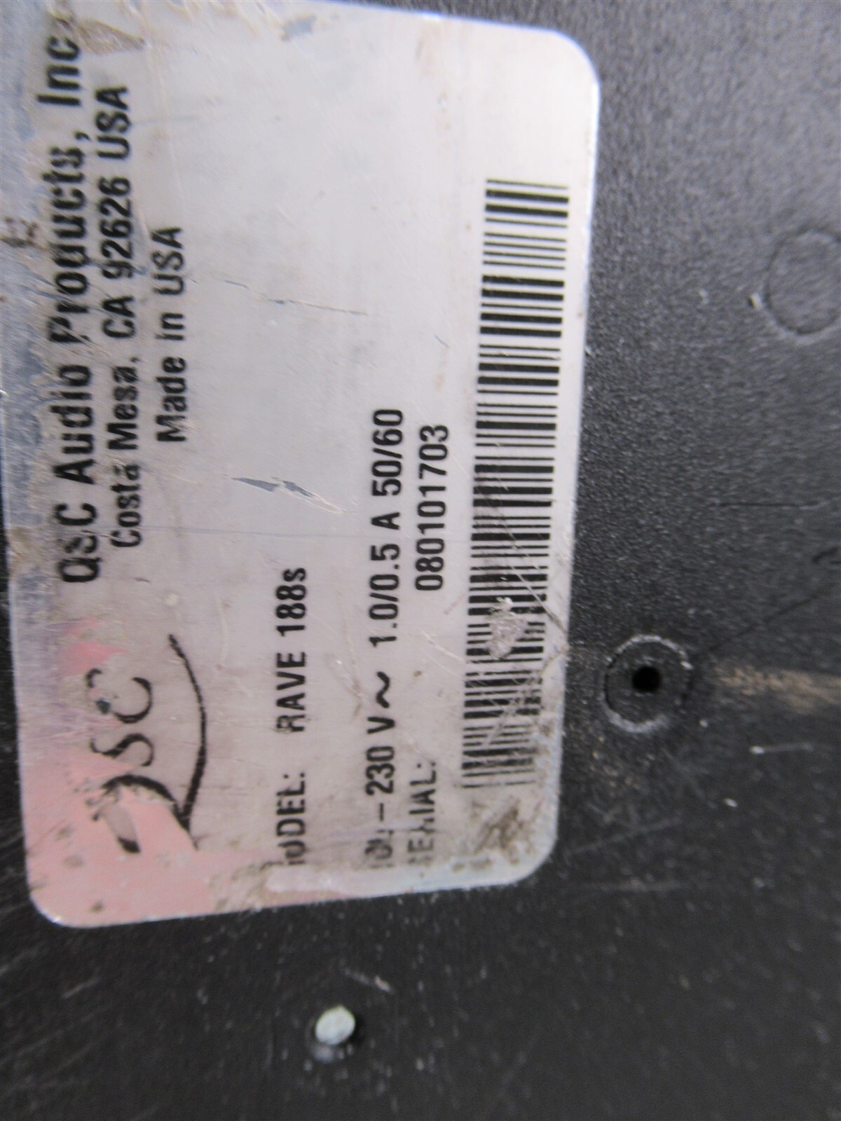 QSC Audio RAVE 188s Digital Audio Router Rack Mount Pro Audio Deck Rack ...