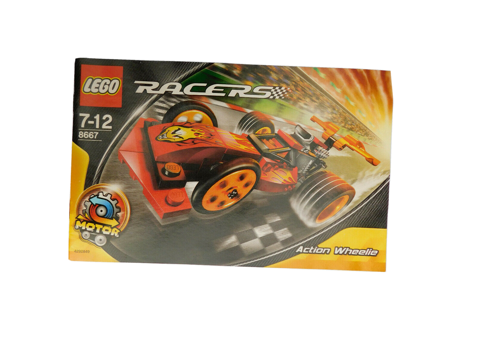 Lego Racers 8667 Action Wheelie Bauanleitung Anleitung Plan Bauplan ...