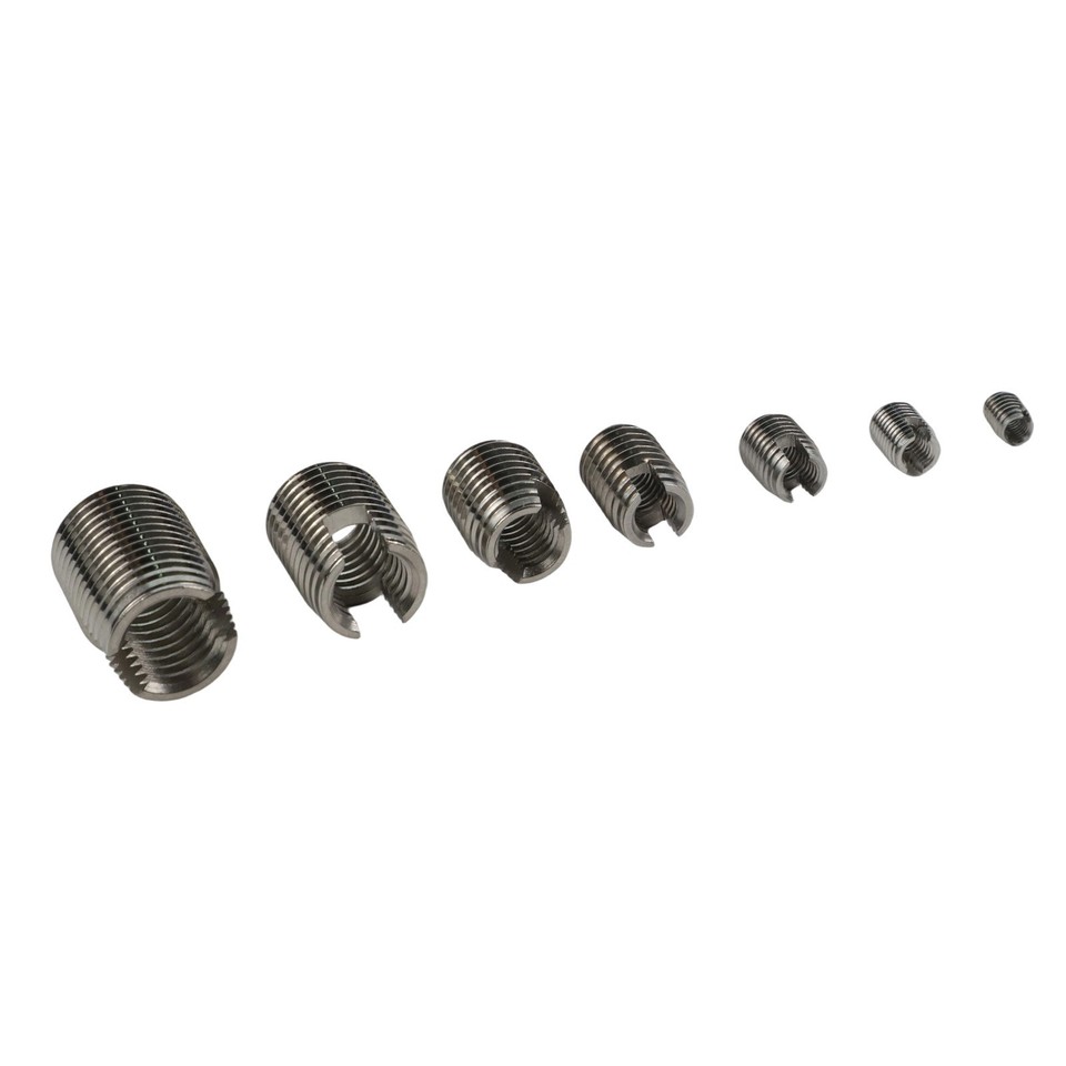 50PC Stainless Steel Inserts for M3 M5 M6 M8 M10 For M12 Thread Repair ...