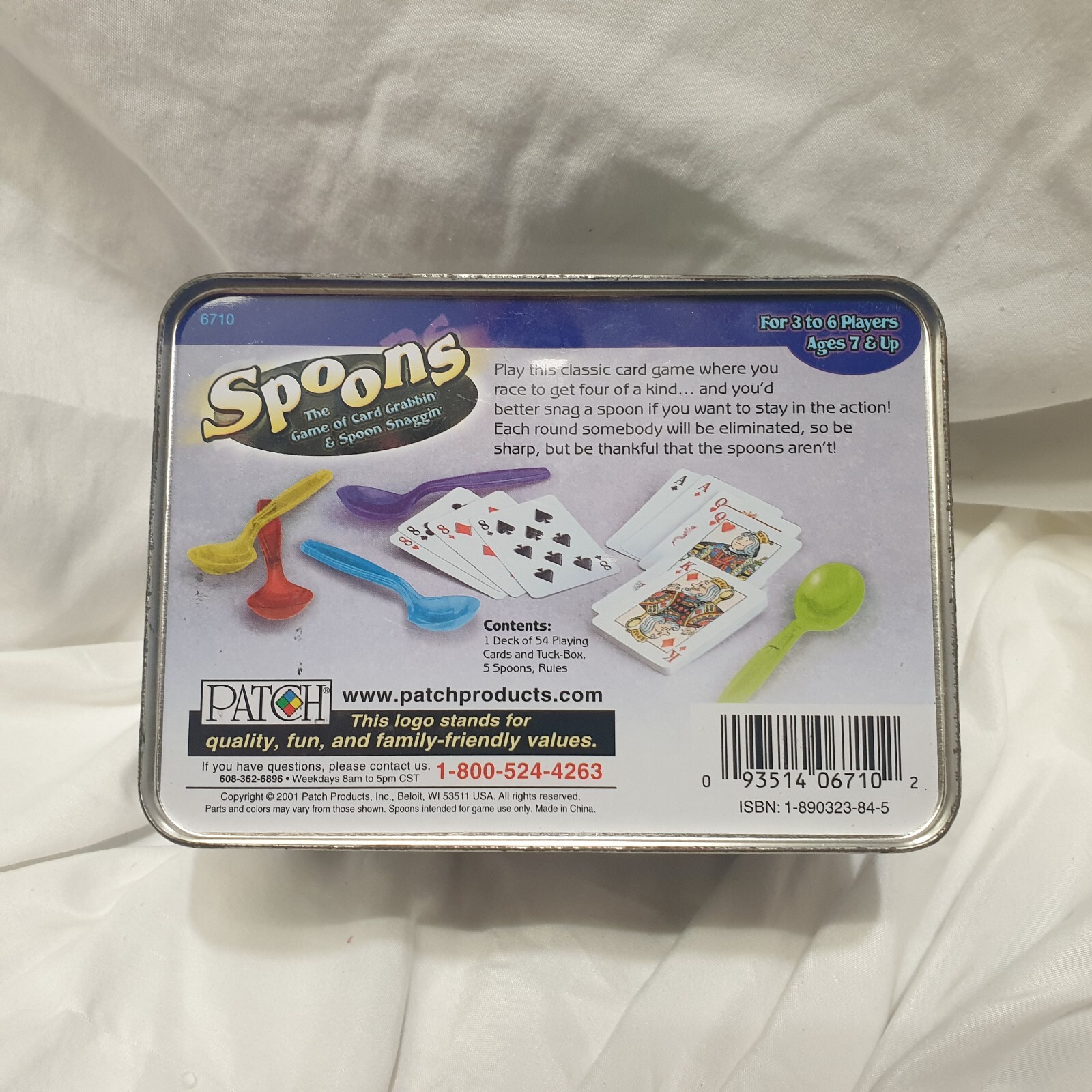 Vintage PATCH Spoons Card Game in Tin Box Preloved Complete Free Post ...