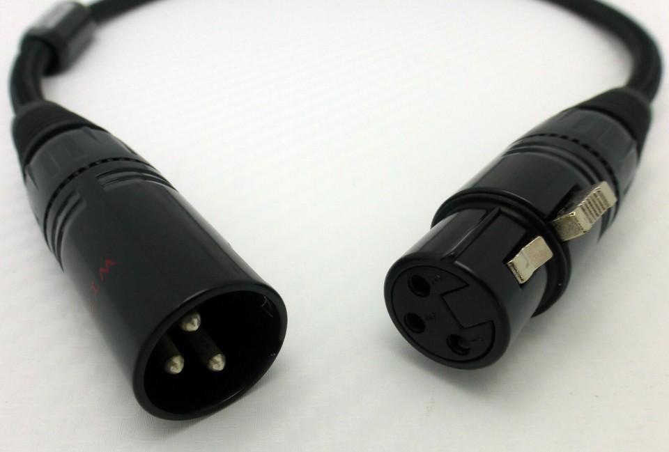 WireWorld Micro-Silver Eclipse Digital Audio 0.5 meter XLR to XLR AES ...