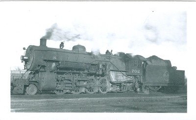 Vintage CGW-Chicago Great Western #702,steam locomotive, Robert M Hanft ...
