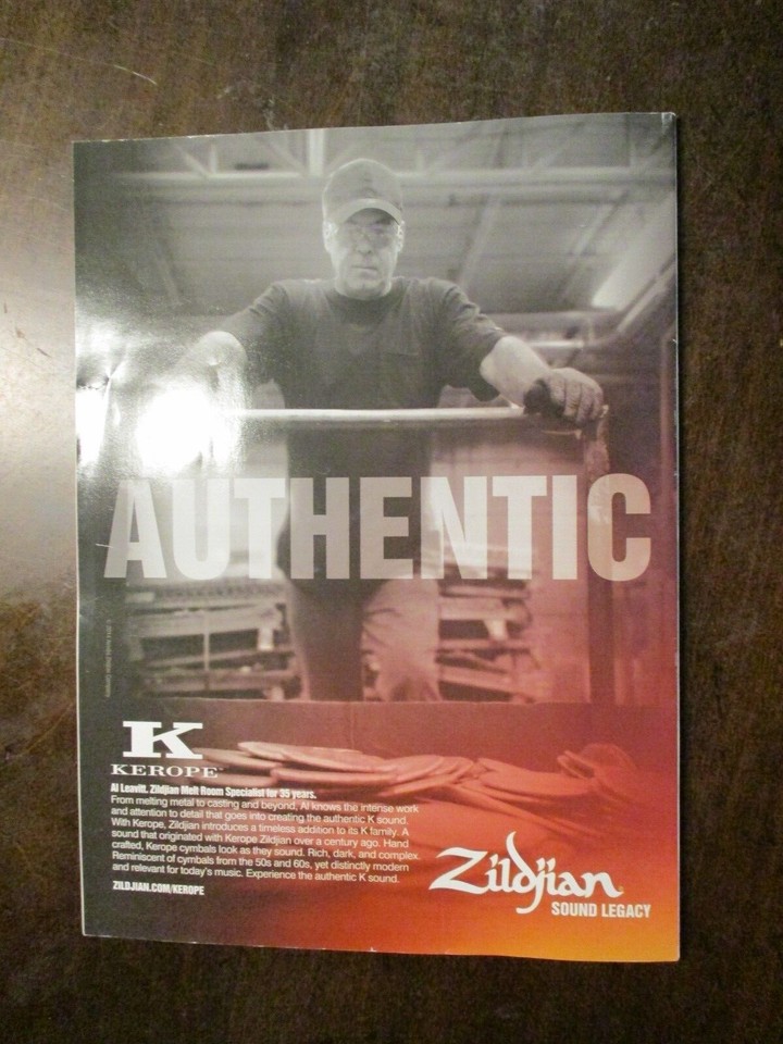 MODERN DRUMMER MAGAZINE APRIL 2014 MIKE JOHNSTON TRAVIS ORBIN SANDY ...