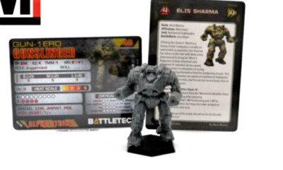 Battletech Gunslinger Mech + Alpha Cards Northwind Command Lance ...