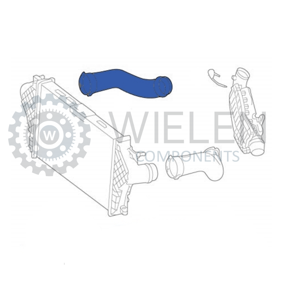 MANICOTTO INTERCOOLER TUBO TURBO PER MERCEDES CLASSE GL M GLE GLS ...