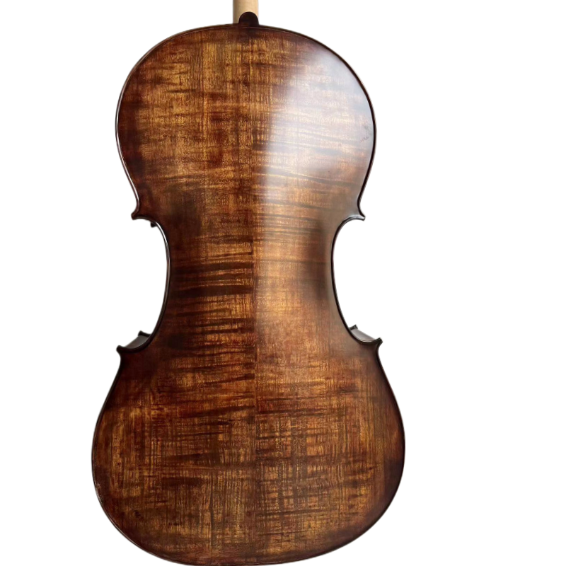Advanced Full 4/4 Size Cello,Nice Dark brown,Wide Deep Sound,Maple ...