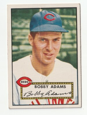 1952 Topps Baseball #249 Bobby Adams Cincinnati Reds | eBay