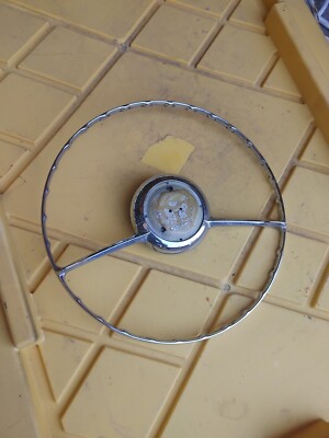 Original MERCEDES 190sl Euro STEERING WHEEL CHROME W/ Indicator Contact ...