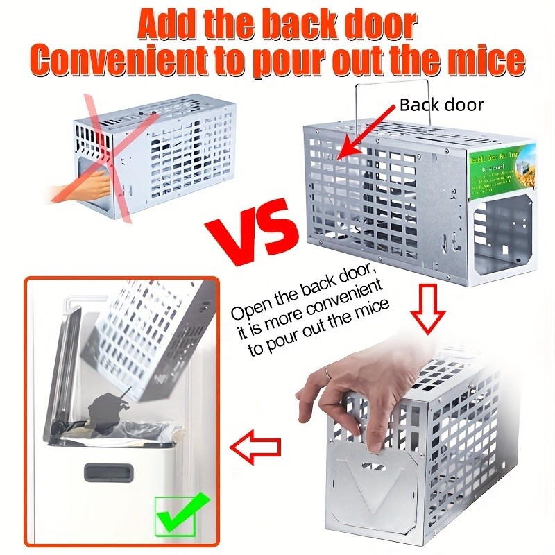 Continuous Mouse Trap Mouse Cage - Rodent Control - All Mice Can Enter ...