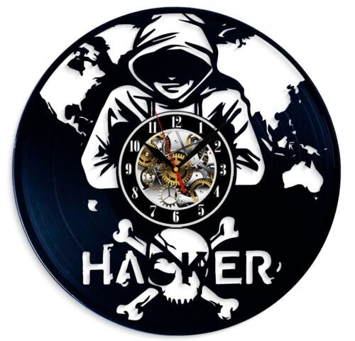 Cyber Sport Hacker Vinyl Wall Clock Home Décor Design Best Gift ...