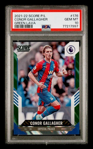 2021-22 Conor Gallagher Panini Score Green Lava Crystal Palace Card 2/5 ...