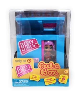 Boxy Girls Exclusive Item PEEK-A-Box - Includes 6 shipping boxes in ...