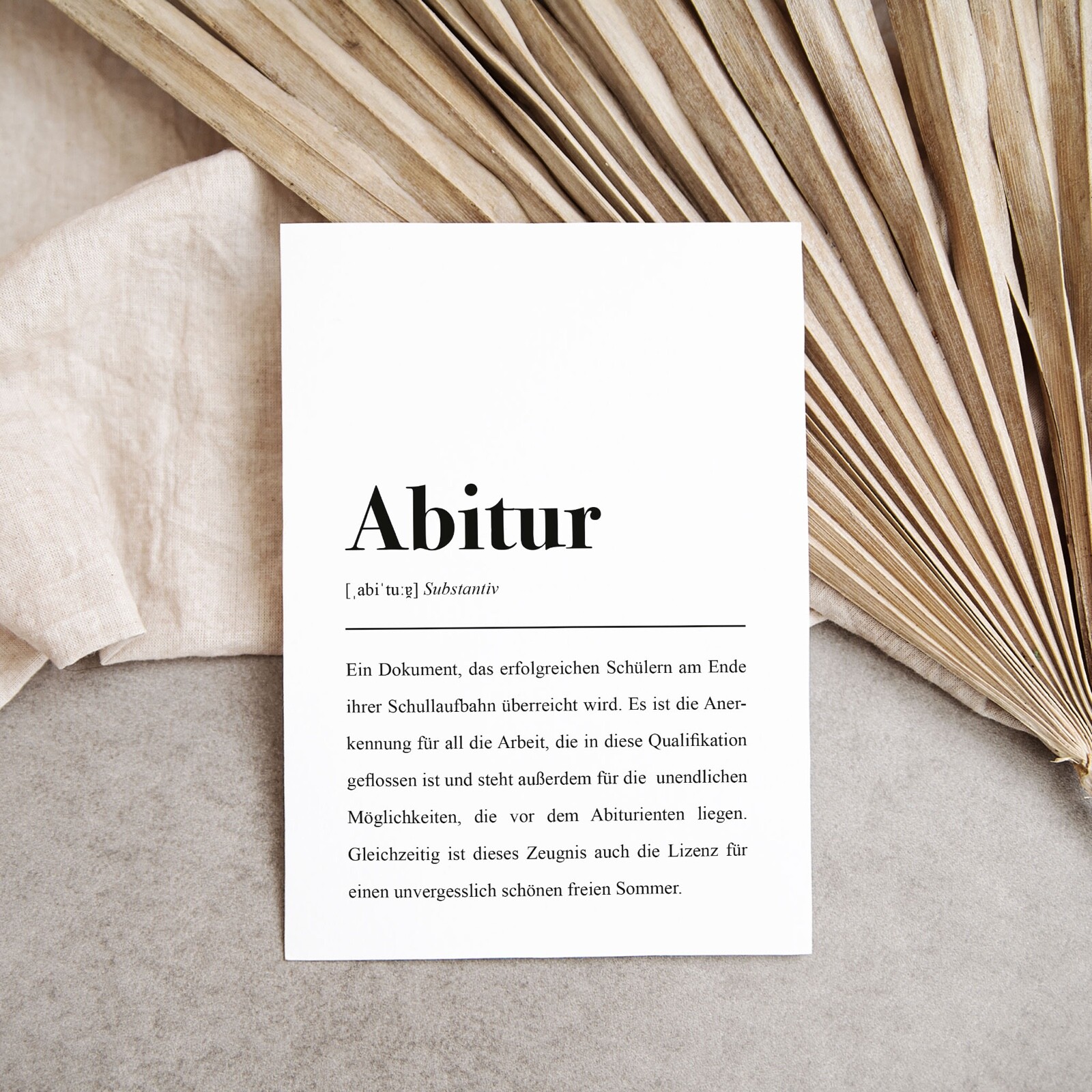 Abitur Karte mit Umschlag: Herzlichen Glückwunsch zum Abi 2024! | eBay