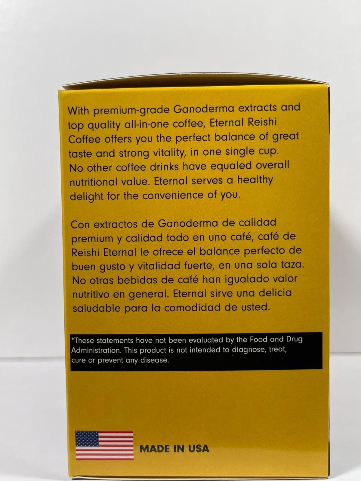 Traditional Insta Latte Coffee Ganoderma Reishi 4 En 1 Eternal Pack 4 ...