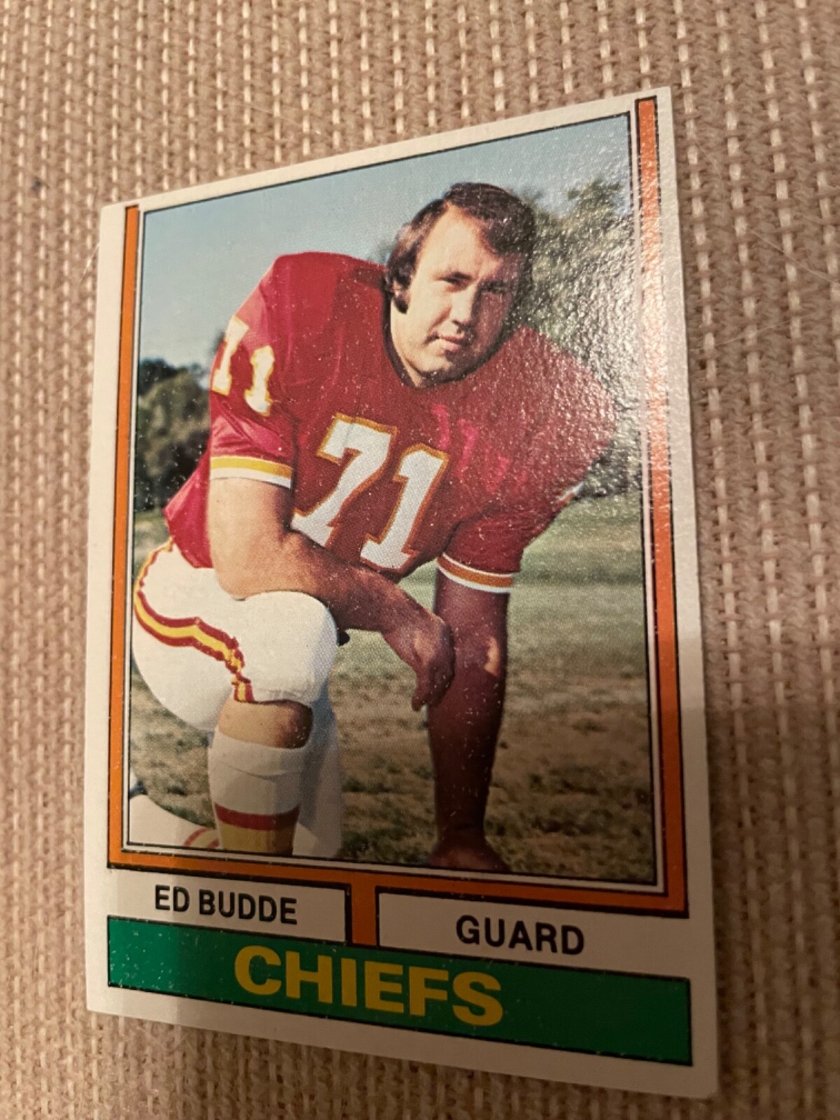 1974 Topps Ed Budde Football Card Kansas City Chiefs #108 | eBay