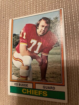 1974 Topps Ed Budde Football Card Kansas City Chiefs #108 | eBay
