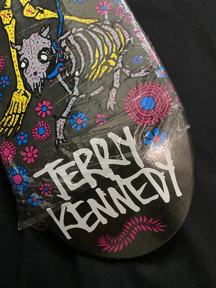 SUPER RARE TK Terry Kennedy Skeleton Pro Model Baker Skateboard Deck In ...