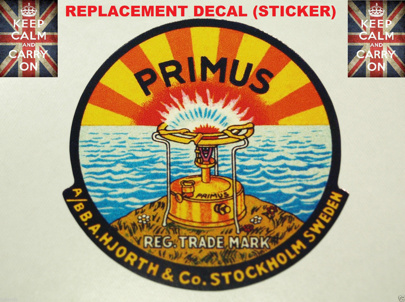 PRIMUS STOVE REPLACEMENT DECAL STICKER | eBay