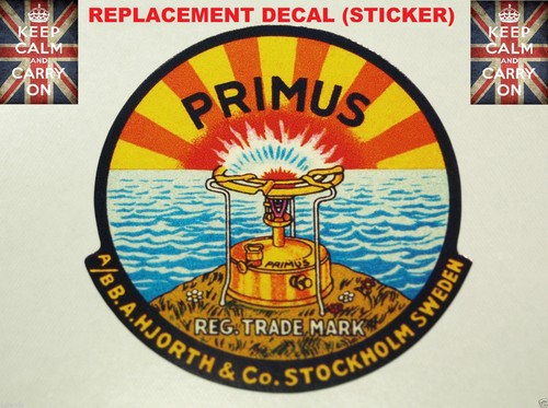 PRIMUS STOVE REPLACEMENT DECAL STICKER | eBay