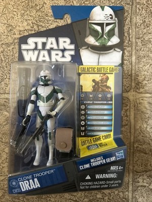 Star Wars: The Clone Wars- Clone Trooper Draa CW35 Figure & Battle Game ...