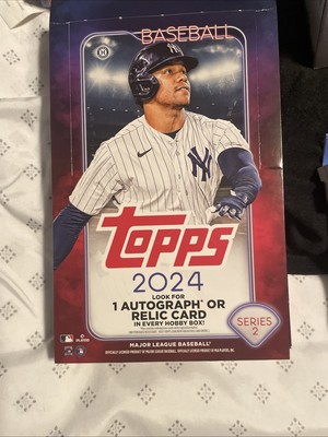 Topps 2024 Series 2 Hobby Box Used/open with autograph or relic | eBay