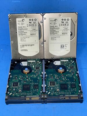 LOT OF 4 DELL Seagate 73GB 15K RPM 3.5" SAS 3 Gb/s Hard Drive ...